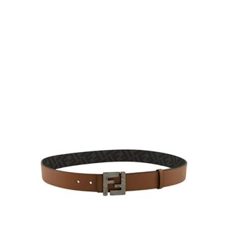 Fendi FF Squared Wendeg&uuml;rtel - - Accessories - Herren - Braun - 90 CM