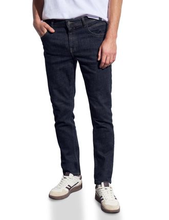 Street One Men Regular Fit Jeans Dark Blue Rinsed wash 32