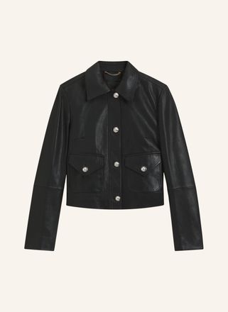 HUGO BOSS Leather C_Sakara Regular Fit schwarz