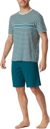 Schiesser Herren Schlafanzug kurz Rundhals - Nightwear Set