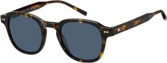 Tommy Hilfiger Homme, Accessoires, Brun, Taille: 49 MM Rectangle Lunettes de soleil