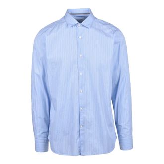 Tintoria Mattei Homme, Chemises, Bleu, Taille: 4XL Cotton Shirt