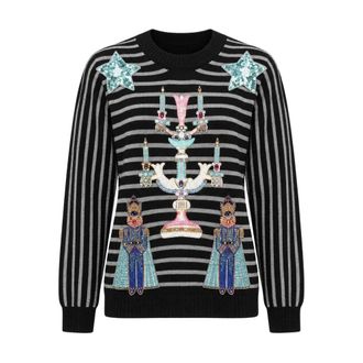 Dolce & Gabbana Pull-over &agrave; col rond - Femme - Pulls - Multicolore - Taille: 34 FR