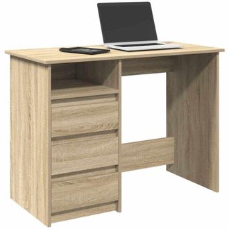 vidaXL Vidaxl - Bureau ch&ecirc;ne sonoma 102x50x75 cm bois ding&eacute;nierie