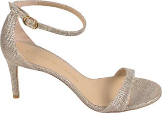 Stuart Weitzman Femme, Chaussures, Gris, Taille: 39 1/2 EU Sandales &Eacute;l&eacute;gantes