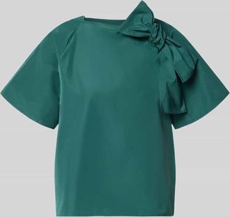 Max Mara Regular Fit Kurzarmbluse mit Baumwoll-Anteil Modell RECENTE