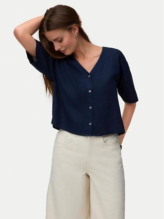 Vero Moda Hemd Rosie 10346914 Dunkelblau Loose Fit