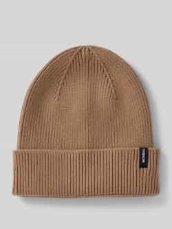 Mc Neal Strickmütze aus Viskose-Mix in Ripp-Optik