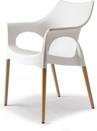 SCAB Design Scab Design - Chaise avec pieds bois naturel - natura ola - vendu &agrave; lunit&eacute; - d&eacute;co