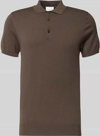 Profuomo Slim Fit Poloshirt mit Knopfleiste