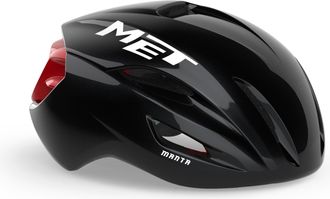 Met Unisex-Adult Manta MIPS Road Helmet, Black Red, S / 52-56cm