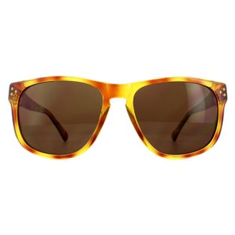 Guess Rectangle Mens Blonde Havana Brown Gradient Sonnenbrille