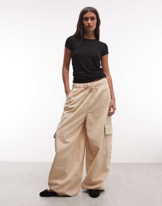 Collusion pantalon cargo utilitaire unisexe couleur pierre-Neutre