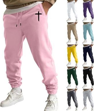 Generic Pantalon de surv&ecirc;tement pour homme - Pantalon de jogging respirant - Avec imprim&eacute;s exquis - D&eacute;contract&eacute; - Pantalon de jogging long - Pantalon dentra&icirc;n