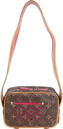 Louis Vuitton Crossbody Bags - Louis Vuitton Perforated Canvas Monogram Trocadero - Gr. unisize - in Braun - f&uuml;r Damen