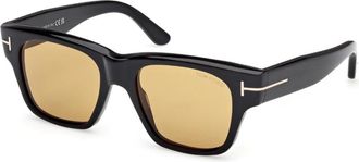 Tom Ford unisex, Accessoires, Noir, Taille: 53 MM Lunettes de soleil Caine-02