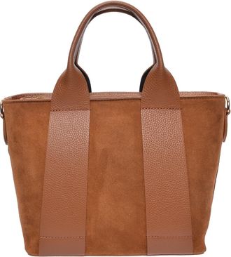 Luisa Vannini Braun Rindsledertasche