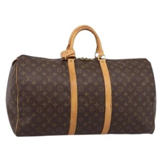 Louis Vuitton Sac Boston Vintage doccasion - Femme - Pre-owned - Brun - Taille: ONE Size