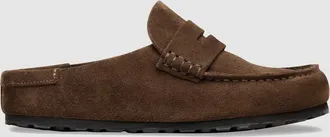 Birkenstock Mules Naples Wrapped Suede Leather Carafe