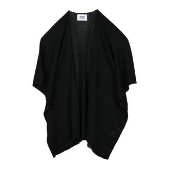 Alpha Studio Femme, Pulls, Noir, Taille: 36 FR Cardigan Aperto