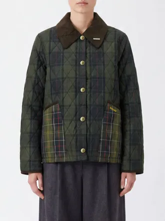 Barbour Veste Heritage Liddesdale matelass&eacute;e &agrave; motif tartan avec col en velours