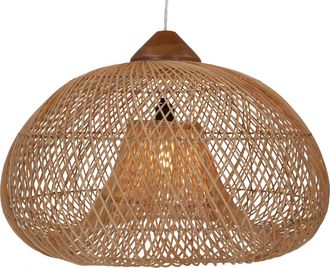 Guru Shop Große Deckenlampe/Deckenleuchte, in Bali Handgemacht aus Naturmaterial, Rattan - Modell Marilla, 40x56x56 cm