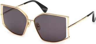 Max Mara Lunettes de soleil Menton-4 - Femme - Accessoires - Jaune - Taille: 59 MM