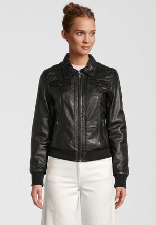 H.I.S Lederjacke SINA (1-St) mit Hemdkragen