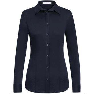 Soluzione - Camiceria Ticino Femme, Blouses et Chemises, Bleu, Taille: 48 FR Blouse 760-269