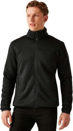 Regatta Mens Branleigh Full Zip Fleece Jacket Polaire entièrement zippée, Noir marbré, XL Homme