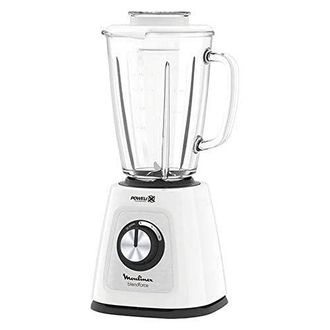 Moulinex LM4351 Blendforce 2 Elektrischer Mixer mit Powelix-Technologie, 800 W, 1,75 Liter, SmartLock-System, Blender mit 3 Geschwindigkeiten und Vase aus hitz