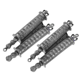 Valiclud Metallene Mezuzah im Vintage Stil mit Schriftrolle Retro Wohndekoration f&uuml;r T&uuml;rpfosten Zinklegierung Religi&ouml;se Haussegnung 1 Satz