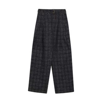 Burberry Baumwoll Freizeithose - - Trousers - Damen - Schwarzk - W26