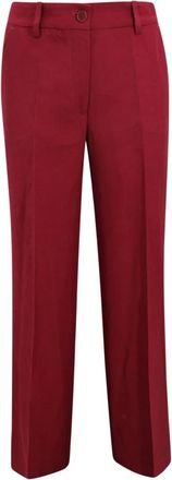 P.A.R.O.S.H. P.a.r.o.s.h., Femme, Pantalons, Rouge, Taille: 40 FR Straight Pantalons