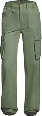 Generico Pantalon Femme Cargo Cargo Léger Dété Pantalon Avec Muet Taches Élastique Travail Respirant Pantalon Vintage Trekking Pantalon Militaire Avec Poches L