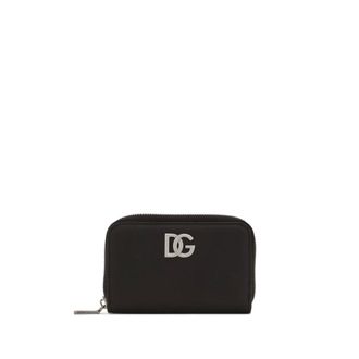 Dolce & Gabbana Homme, Accessoires, Noir, Taille: ONE Size DG Logo Compact Wallet