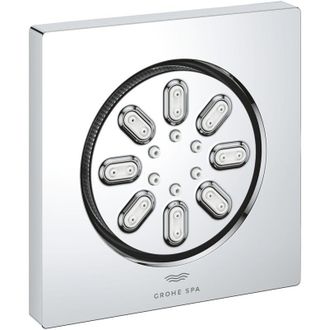 GROHE Seitenbrause 26802 Rainshower Aqua eckig 2 Strahl 3,3 l/min chrom