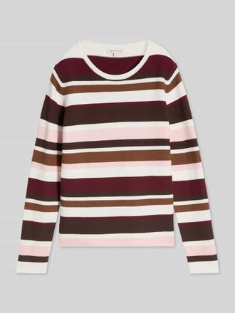 Tom Tailor Regular Fit Pullover mit gerippten Abschl&uuml;ssen