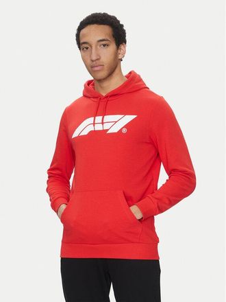 Puma Sweatshirt F1 Ess Logo 625853 Rot Regular Fit