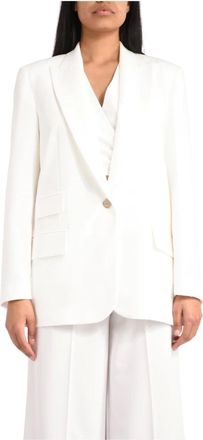 Simona Corsellini Femme, Vestes, Blanc, Taille: 42 FR Blazers