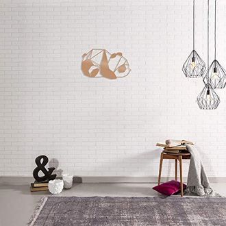 Homemania Wanddekoration 52 x 0.15 x 31 cm Kupferfarben