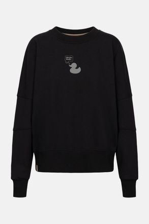 Derbe Derbe Sweatshirt What The Duck Damen Crewneck Schwarz GOT