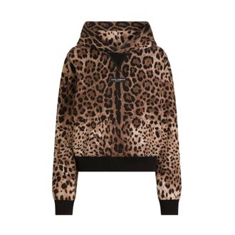 Dolce & Gabbana Damen, Sweatshirts & Hoodies, Braun, SGr&ouml;&szlig;e