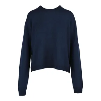 Aspesi Femme, Pulls, Bleu, Taille: 38 FR Pull avec encolure arri&egrave;re