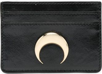 Marine Serre Smoth Leather Moon Charm Cardholder