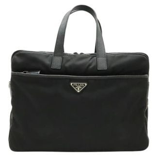 Prada Sacoche en nylon pr&eacute;-poss&eacute;d&eacute; - Femme - Pre-owned - Noir - Taille: ONE Size