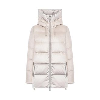 Duno Stylische Jacke f&uuml;r M&auml;nner - - Coats - Damen - Wei&szlig; - S