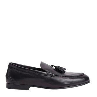 Tommy Hilfiger Homme, Chaussures, Noir, Taille: 42 EU Mocassins en cuir souple &agrave; pampilles