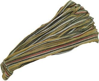 Gheri Bandana / Bandeau en coton &eacute;lastique, style hippie / boh&egrave;me - Little Kathmandu - Vert - Taille Unique