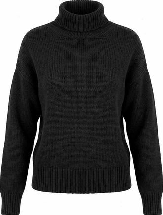 SA SU PHI Rollkragenpullover - Schwarz